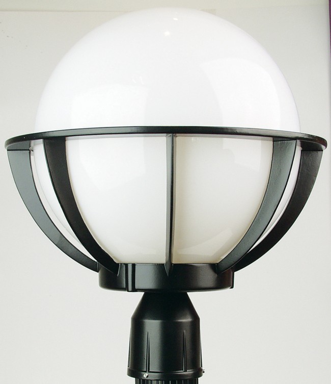 Lighting Australia | Olympus Outdoor Post Top with Slip Fit in Black ...